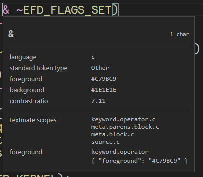 Improper syntax highlighting/improper scope C. · Issue #118379 ...