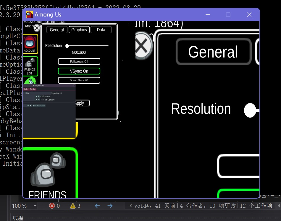 Fix scaling error in windowed mode by cddjr · Pull Request #328 · BitCrackers/AmongUsMenu · GitHub