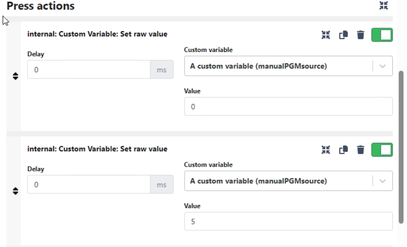 Optionally Force Trigger S When Setting A Variable · Issue 2582 · Bitfocus Companion · Github