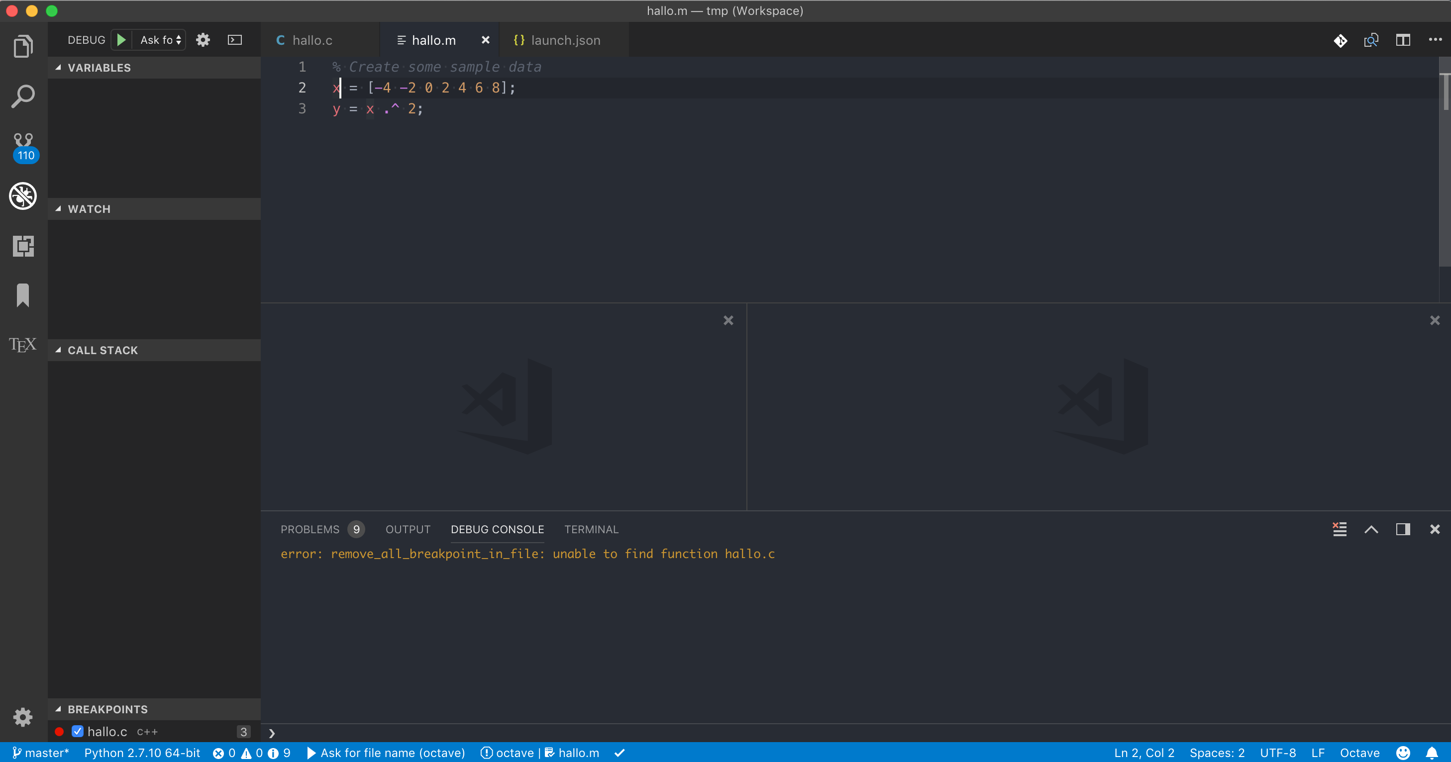 can't make this work with VSCode 1.28.2 · Issue #9 · paulo-fernando ...