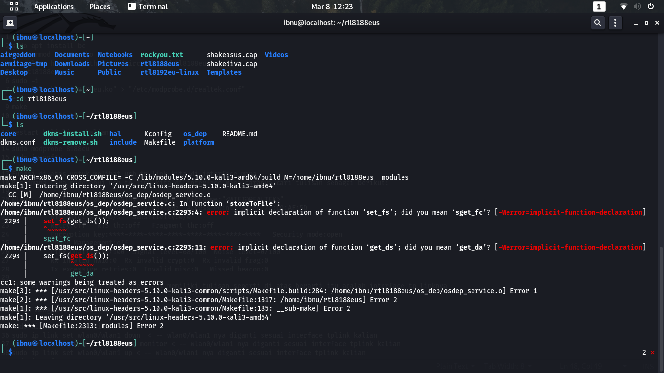 make error · Issue #114 · aircrack-ng/rtl8188eus · GitHub