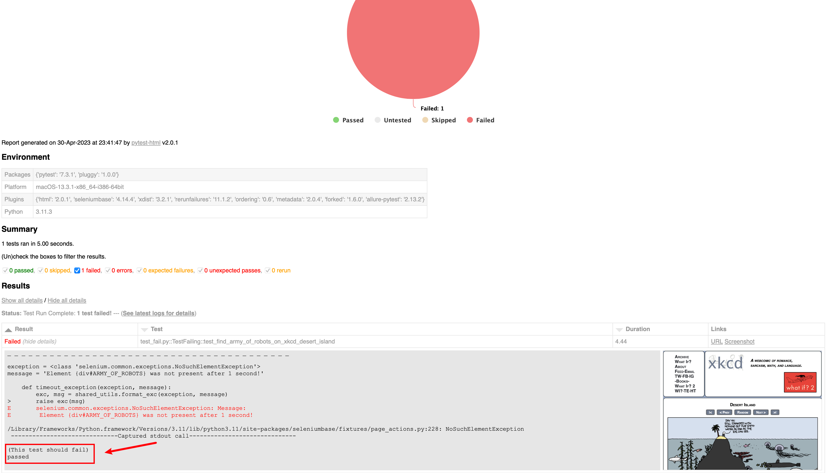 Issue With Selfhasexception Returning False In A Failing Test Case · Issue 1861 