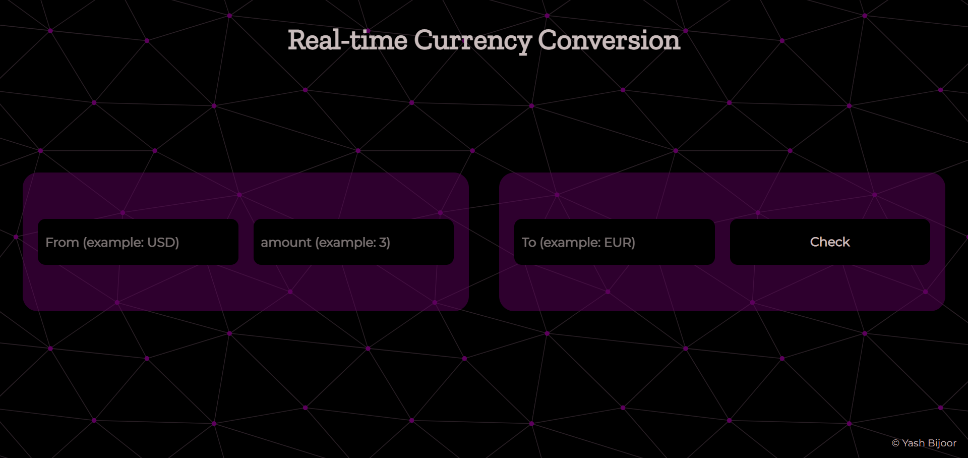 GitHub - yashbijoor/currency-converter: Converts any amount of currency ...