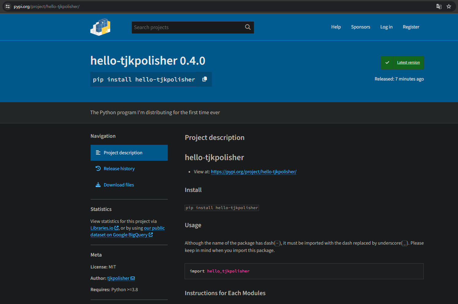 [homework] 배포한 PIP 및 HOMEPAGE 제출 · Issue #16 · dj-twenty-six/101 · GitHub