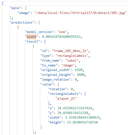 I couldn't find the pre-annotation data prediction scores. · Issue #3819 · HumanSignal/label ...