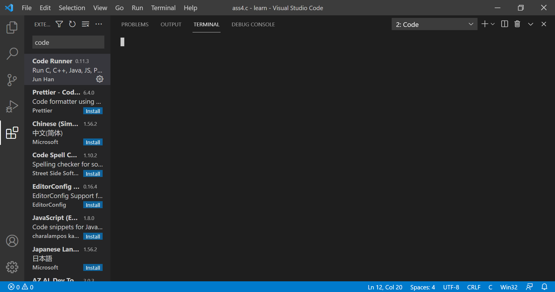 terminal is blank · Issue #123471 · microsoft/vscode · GitHub