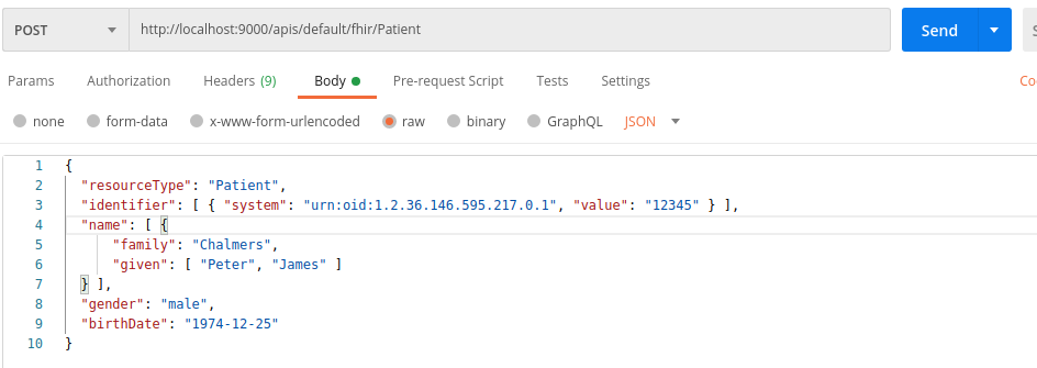 FHIR create patient API not working · Issue #4316 · openemr/openemr · GitHub