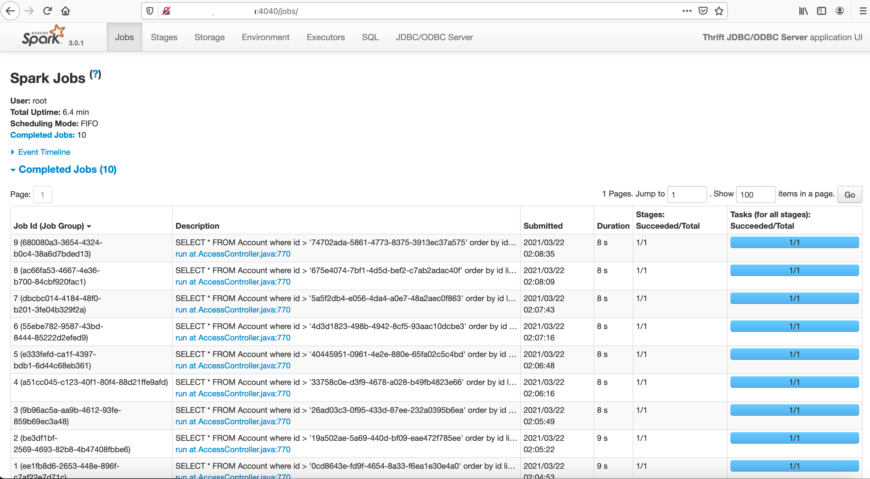 Reading from iceberg table through spark thrift server using jdbc taking larger time · Issue ...