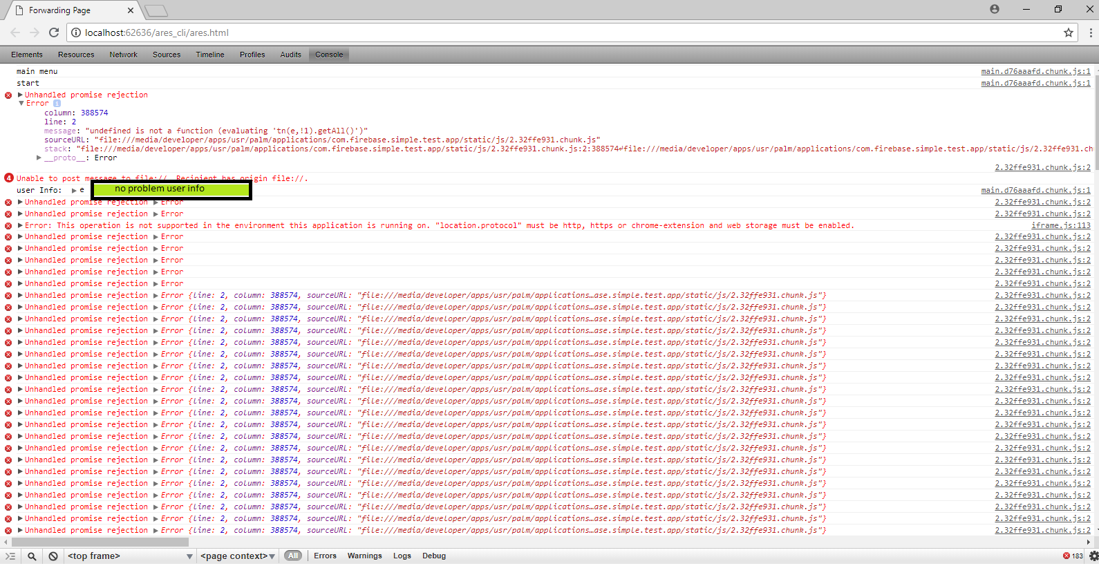 Firebase v9 auth and firestore does not work and endless promise rejection errors occur. · Issue ...