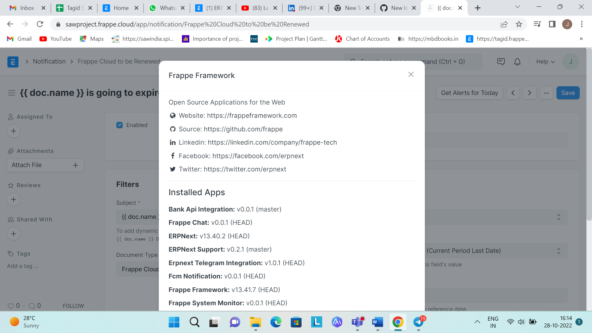 Notification- Send Alert on -Before Insert is not working · Issue #18655 · frappe/frappe · GitHub