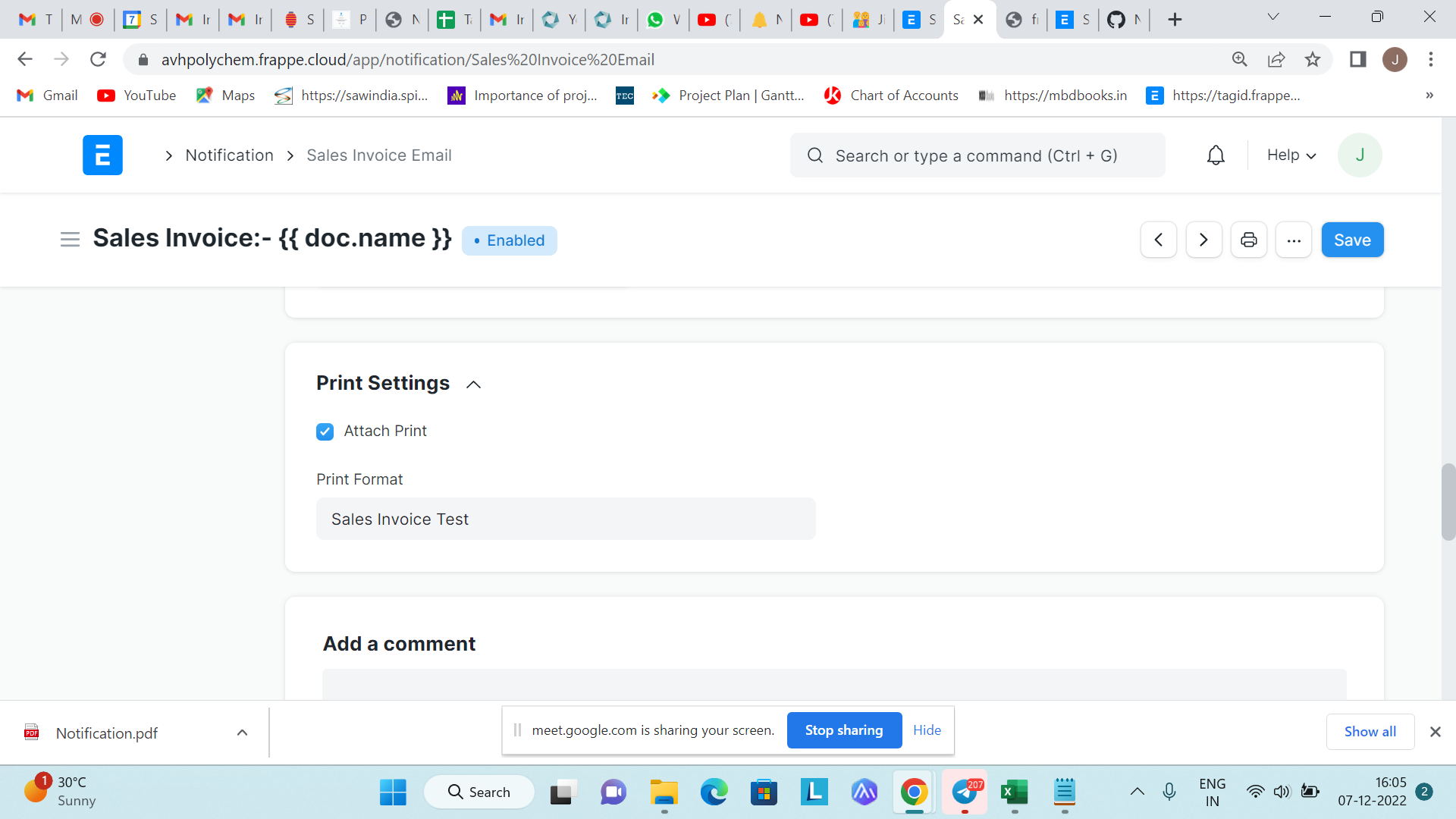 Print Format Issue if send via Notifications · Issue #19183 · frappe/frappe · GitHub