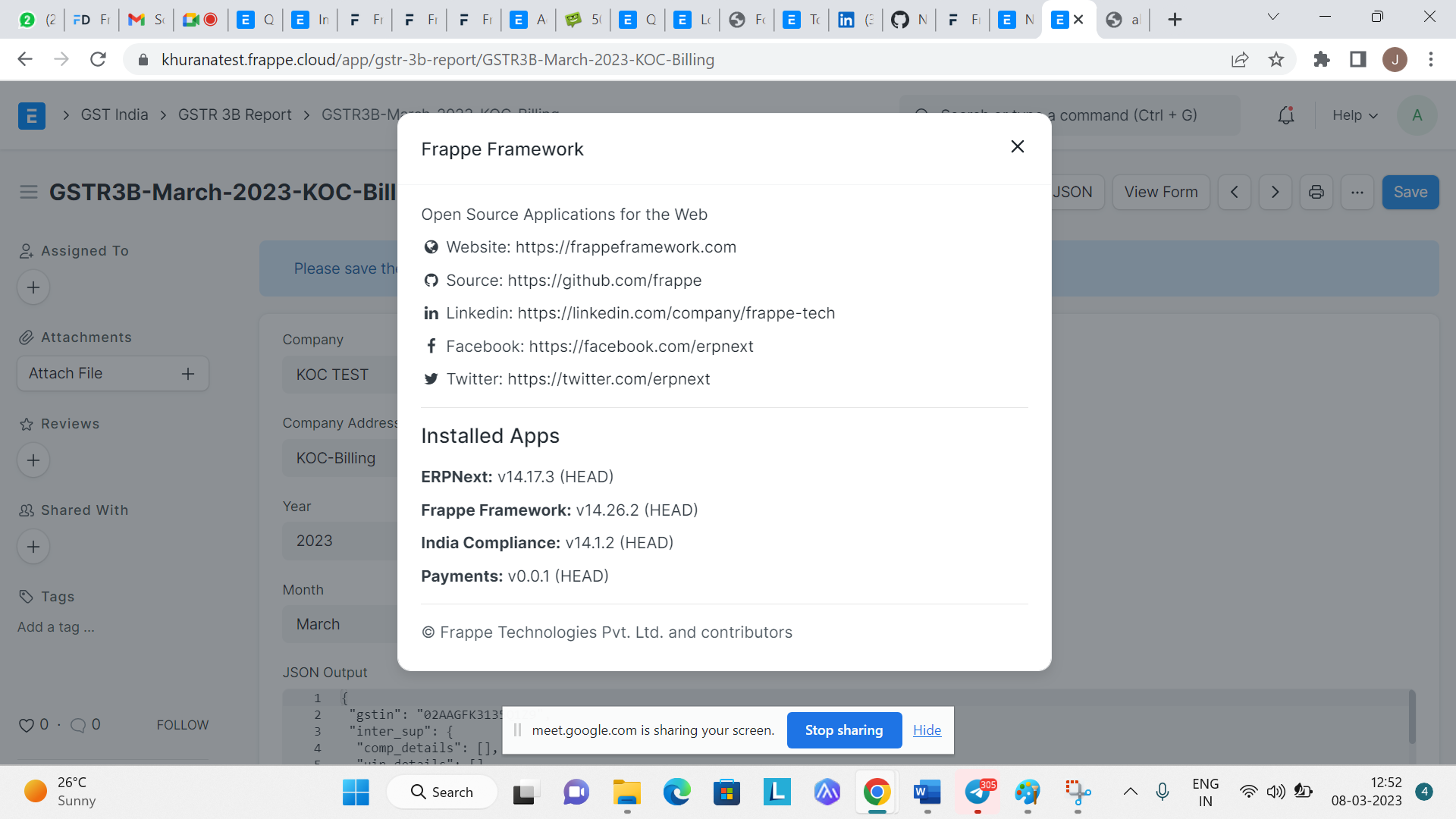 While doing the Import Purchase, the Figures is not capturing in the GSTR3B Report under the ...