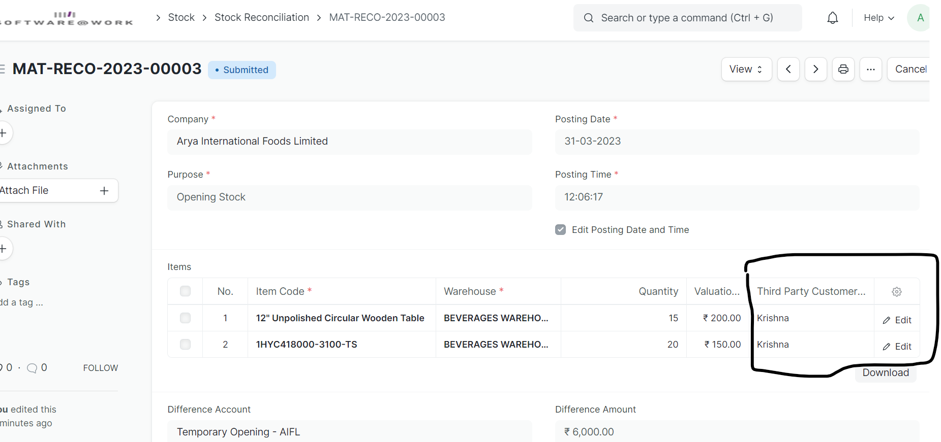 In the Stock Balance Report, Inventory Dimnesions is not getting displayed properly · Issue ...
