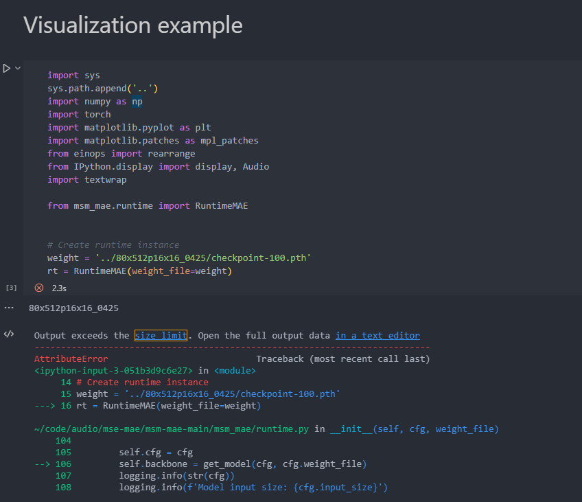 Patchembed Object Has No Attribute Gridsize · Issue 4 · Nttcslabmsm Mae · Github