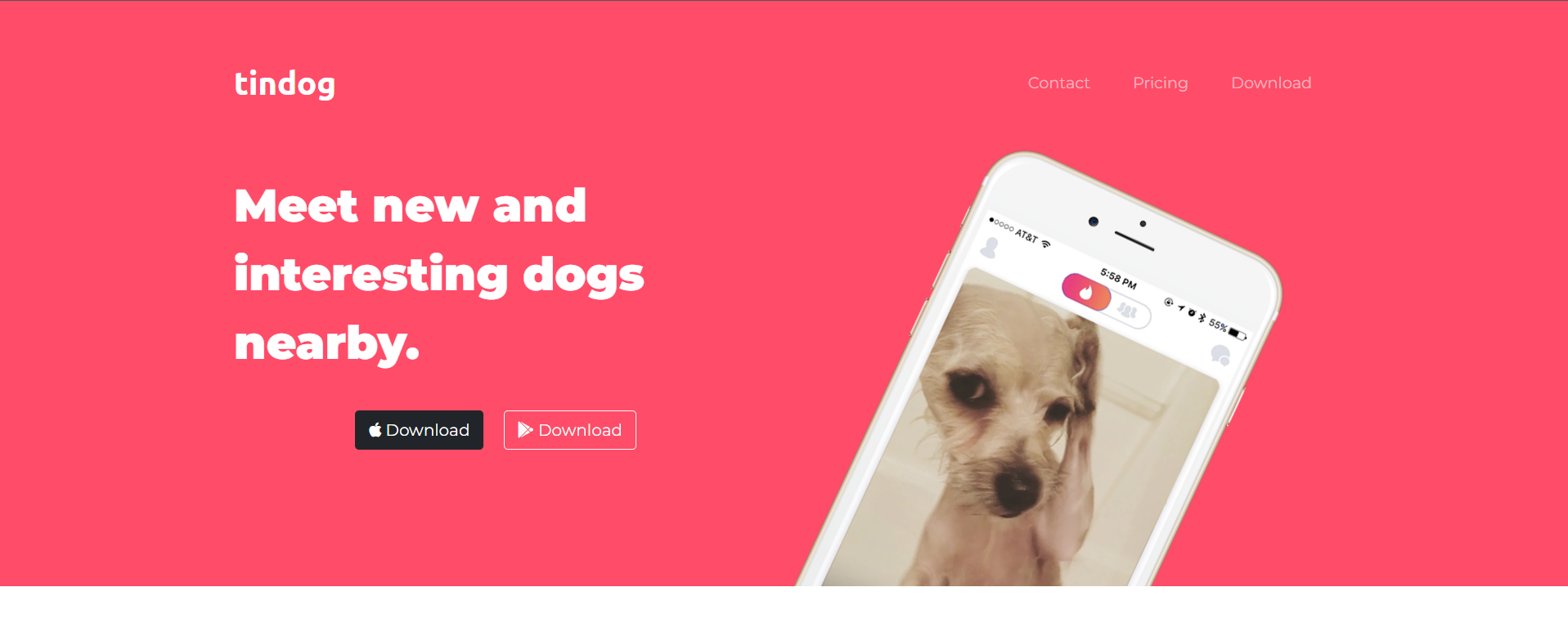 GitHub - ubyss/Tindog: Site created with Bootstrap, Html, and Css