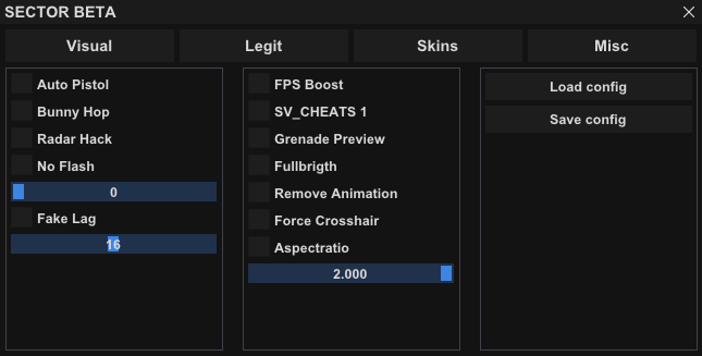 GitHub - V1ad0sik/SECTOR_External: External cheat for CS:GO · GitHub