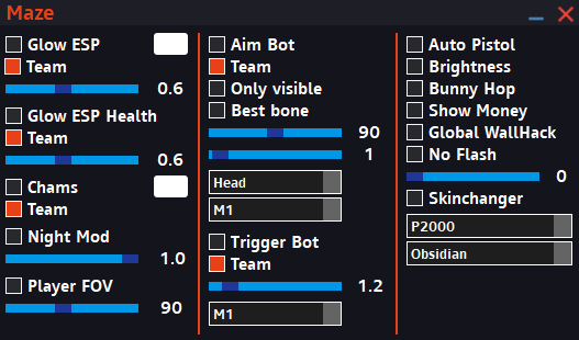 GitHub - V1ad0sik/Maze_V6: External cheat for CS:GO