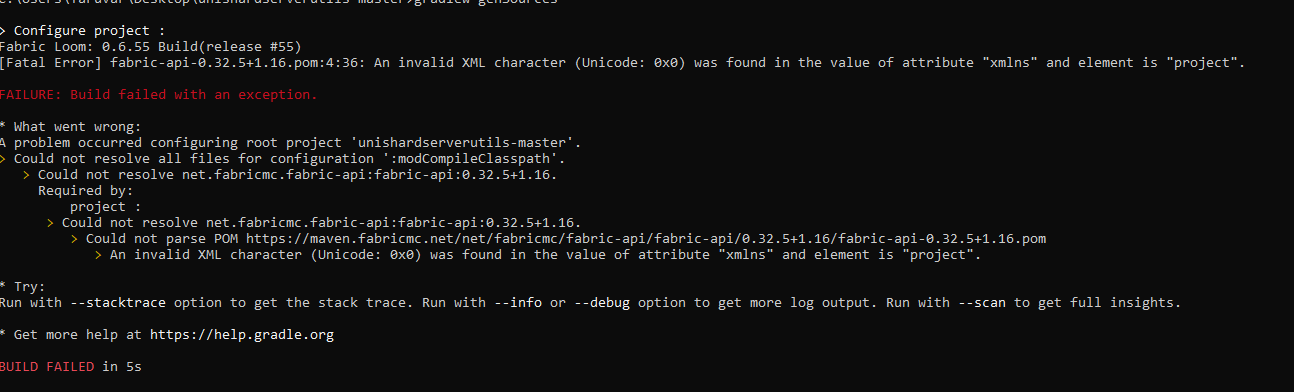 Error: Could not resolve all files for configuration ':modCompileClasspath'. · Issue #97 ...