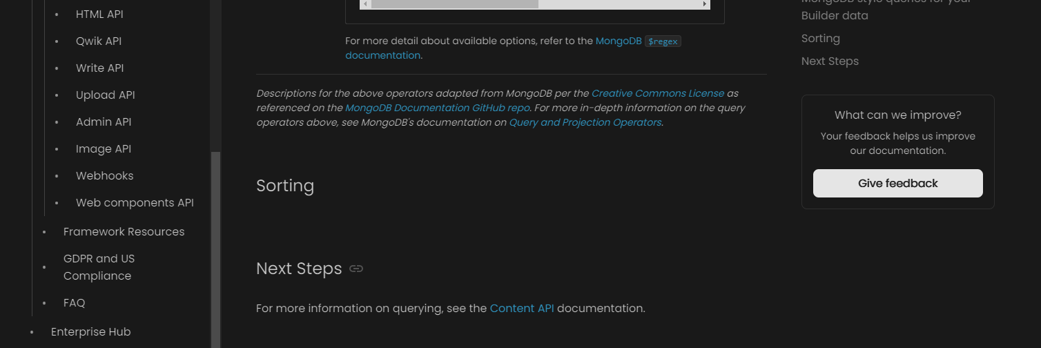 [docs] Querying sorting section is empty · Issue #1892 · BuilderIO/builder · GitHub