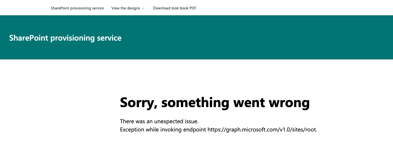 Microsoft Graph Error When Trying to Provision Learning Pathways · Issue #411 · SharePoint/sp ...