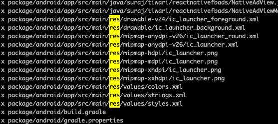 App Icon Removed When Install Package · Issue 174 · Callstackreact Native Fbads · Github