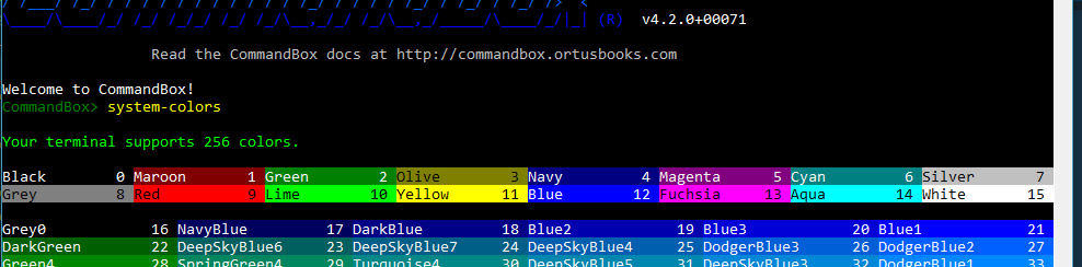 Number of colors when console used in VSCode · Issue #254 · microsoft ...