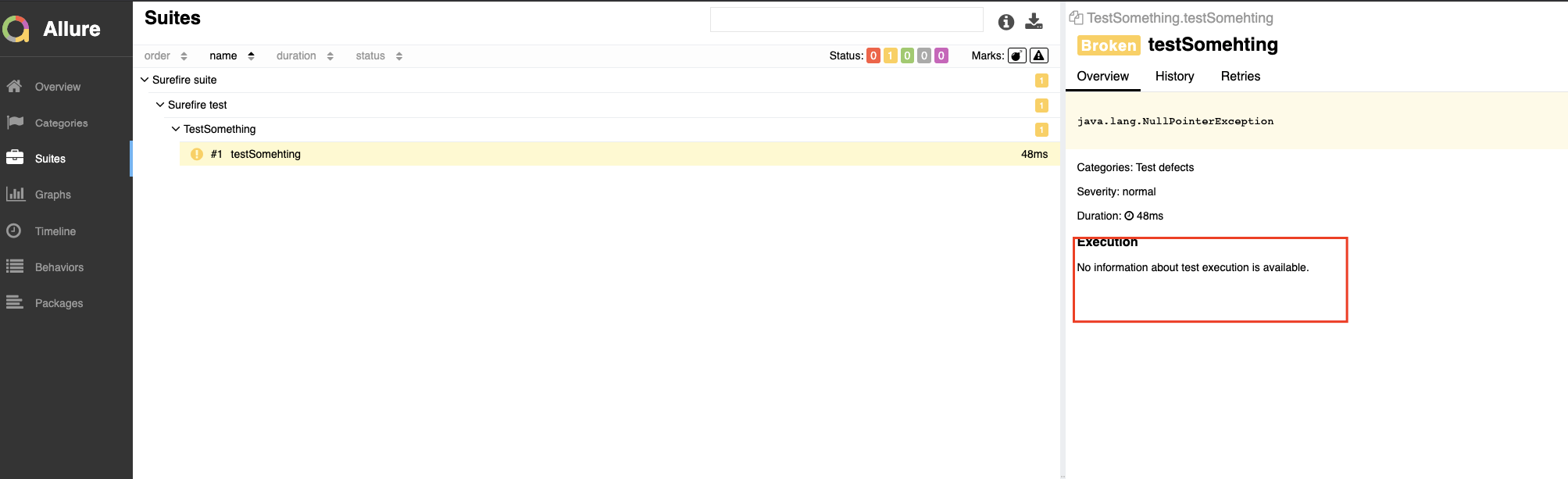 Allure @Step annotation does not work when a project has a com ...