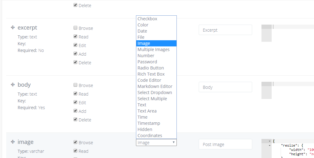 There is no image browse and save link to database button for already uploaded button · Issue ...