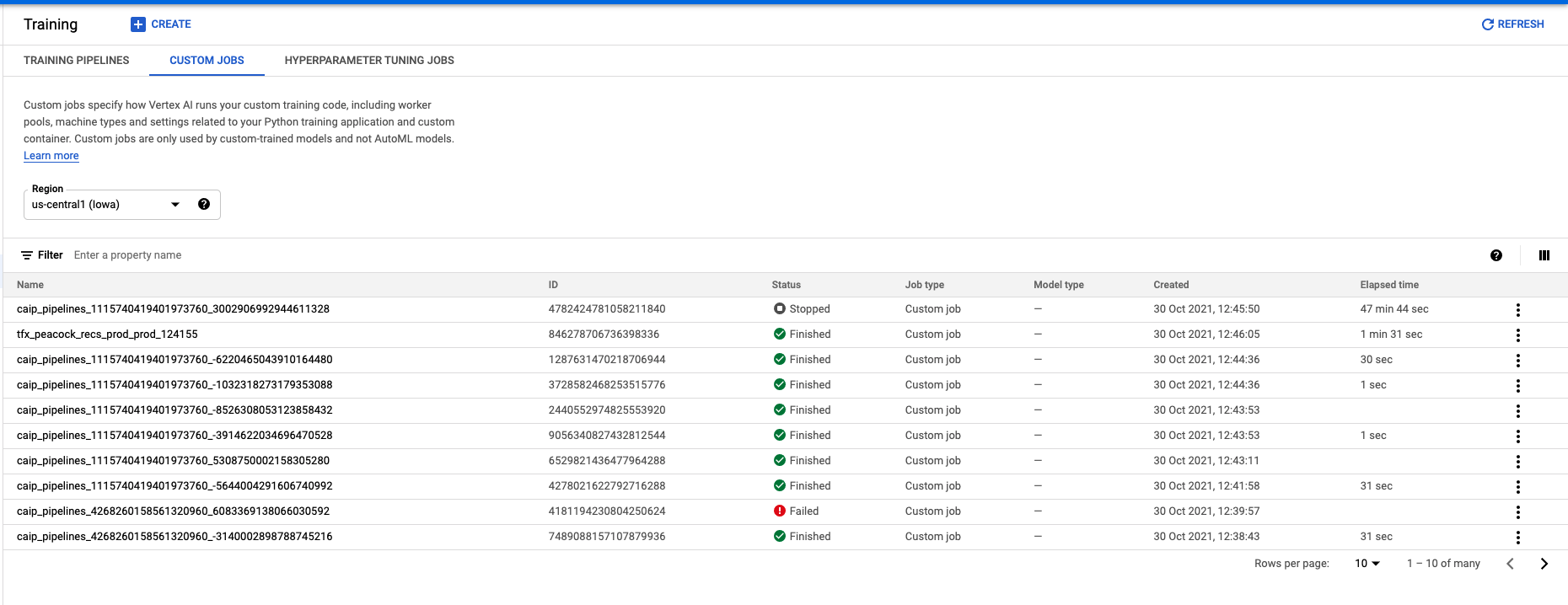 Vertex AI with TFX Training got stuck · Issue #4419 · tensorflow/tfx · GitHub