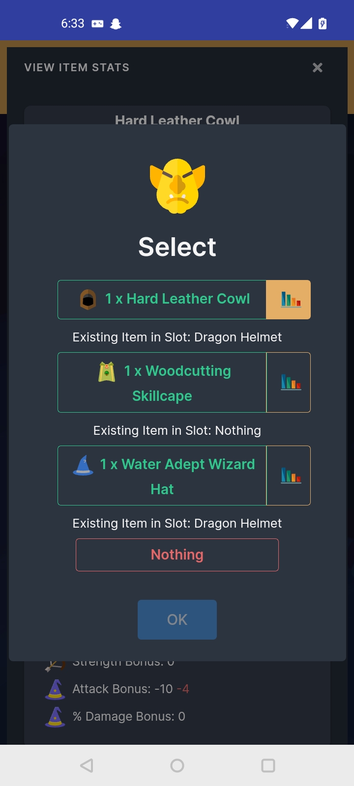 Golbin Raid UI glitch item stats with phone · Issue #789 · MelvorIdle/melvoridle.github.io · GitHub