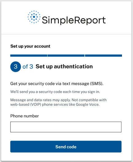 Email MFA: Design & build a successful enrollment UI · Issue #1543 · CDCgov/prime-simplereport ...
