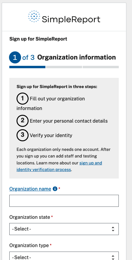 Sign up page title is not meaningful · Issue #4000 · CDCgov/prime-simplereport · GitHub