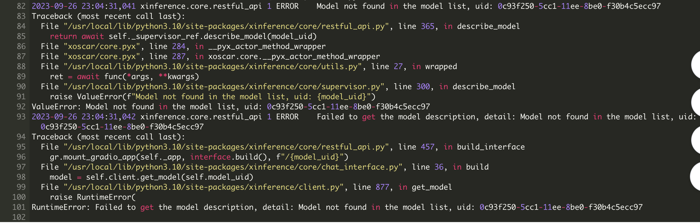Bug Failed To Load Models · Issue 496 · Xorbitsaiinference · Github