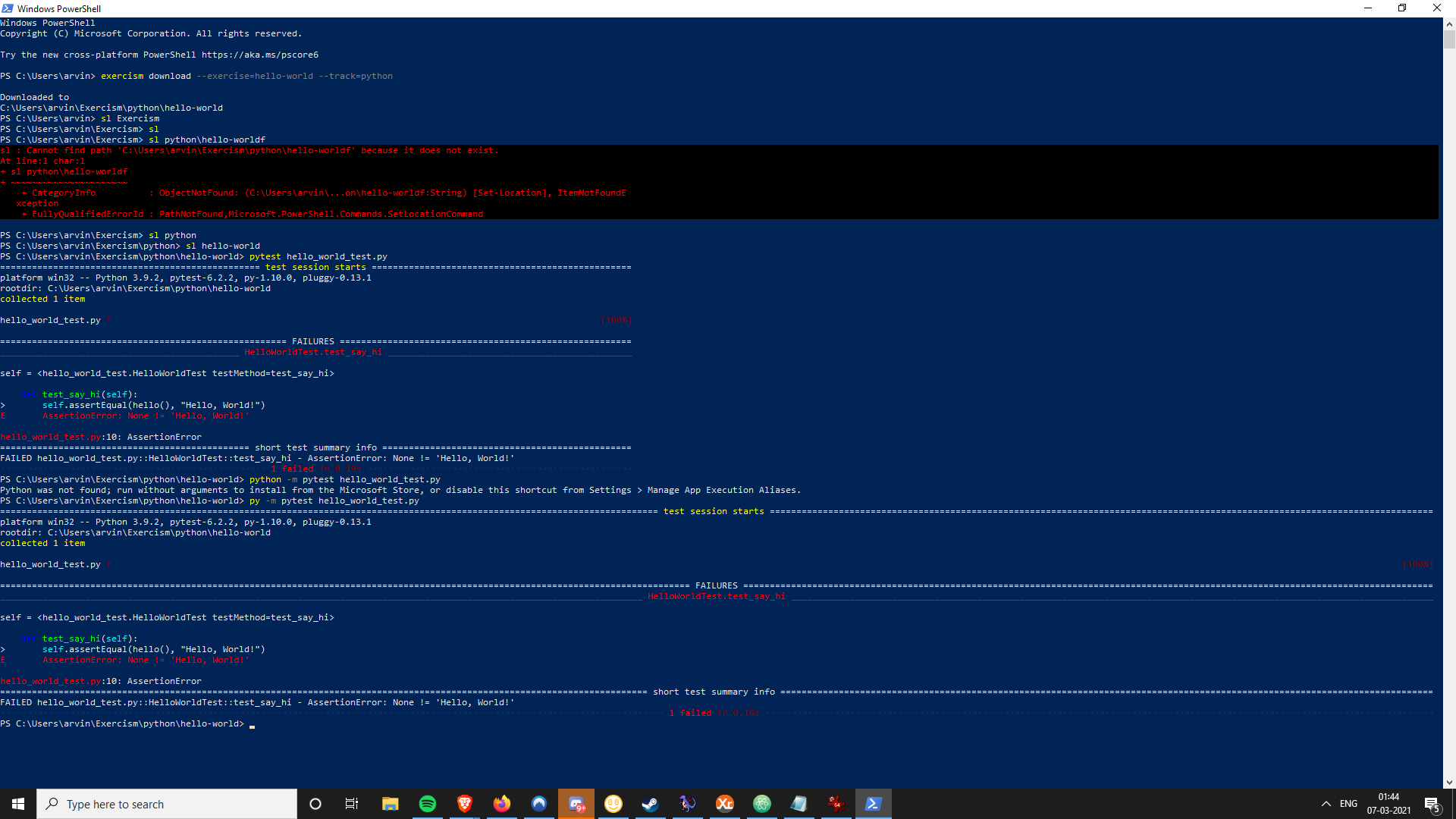 Can T Figure Out Where To Input My Exercise Python · Issue 5489 · Exercism Exercism · Github