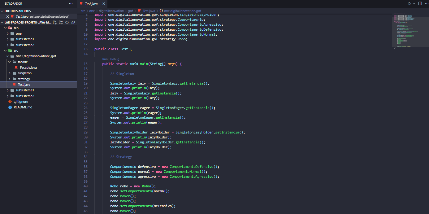 GitHub - luamates/Padroes-de-Projeto-Java: Projeto elaborado com base ...