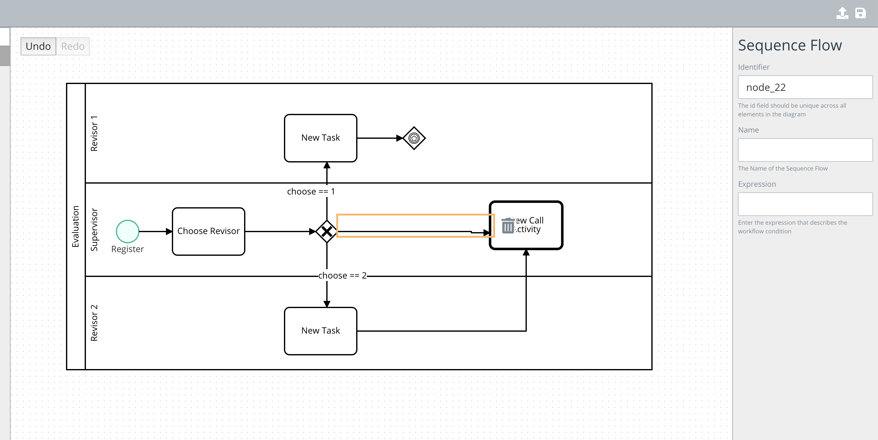 SequenceFlow between Gateway and CallActivity · Issue #334 · ProcessMaker/modeler · GitHub