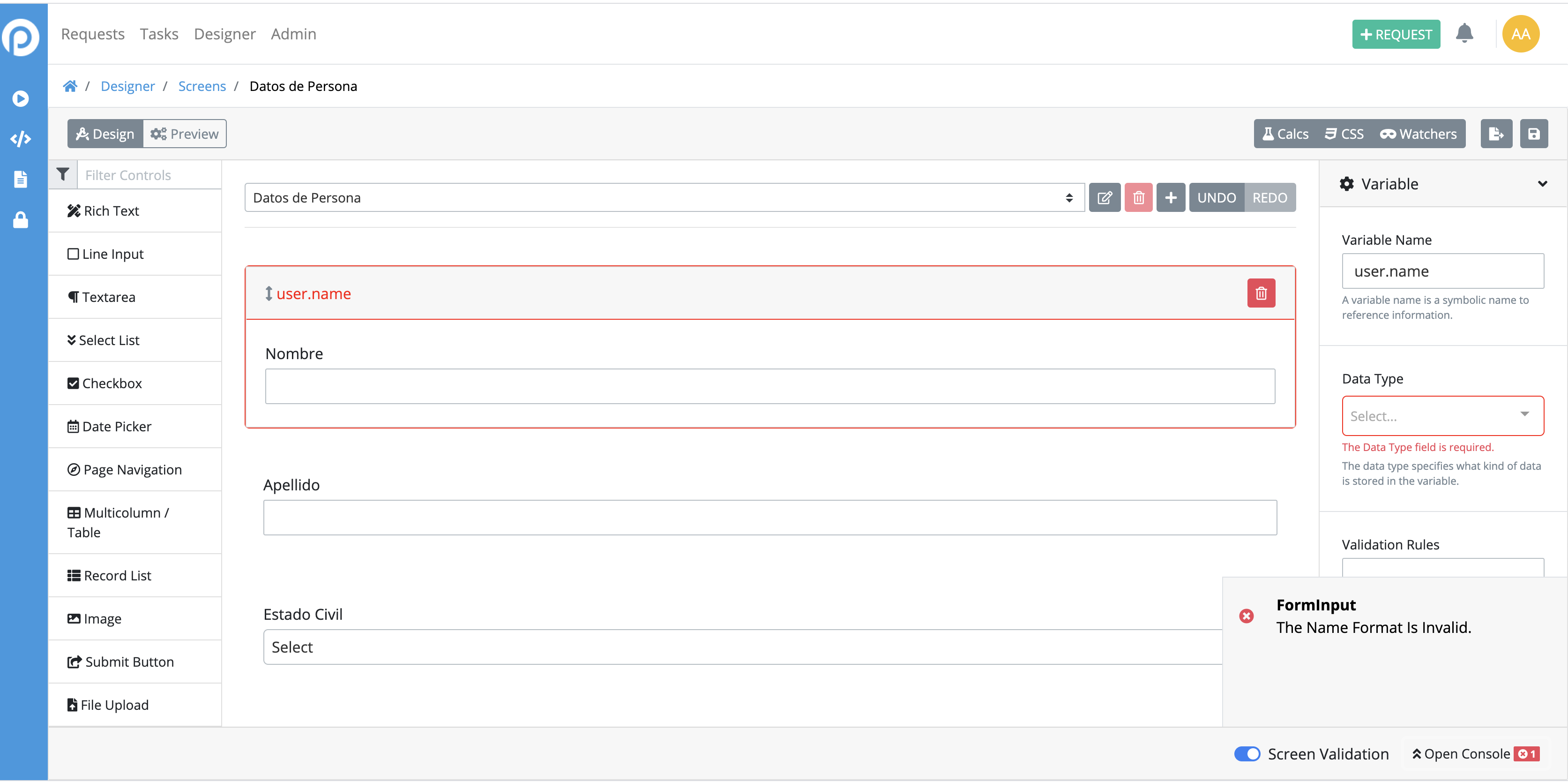 Dot Variables Are Invalid In Old Screens · Issue 492 · Processmaker Screen Builder · Github