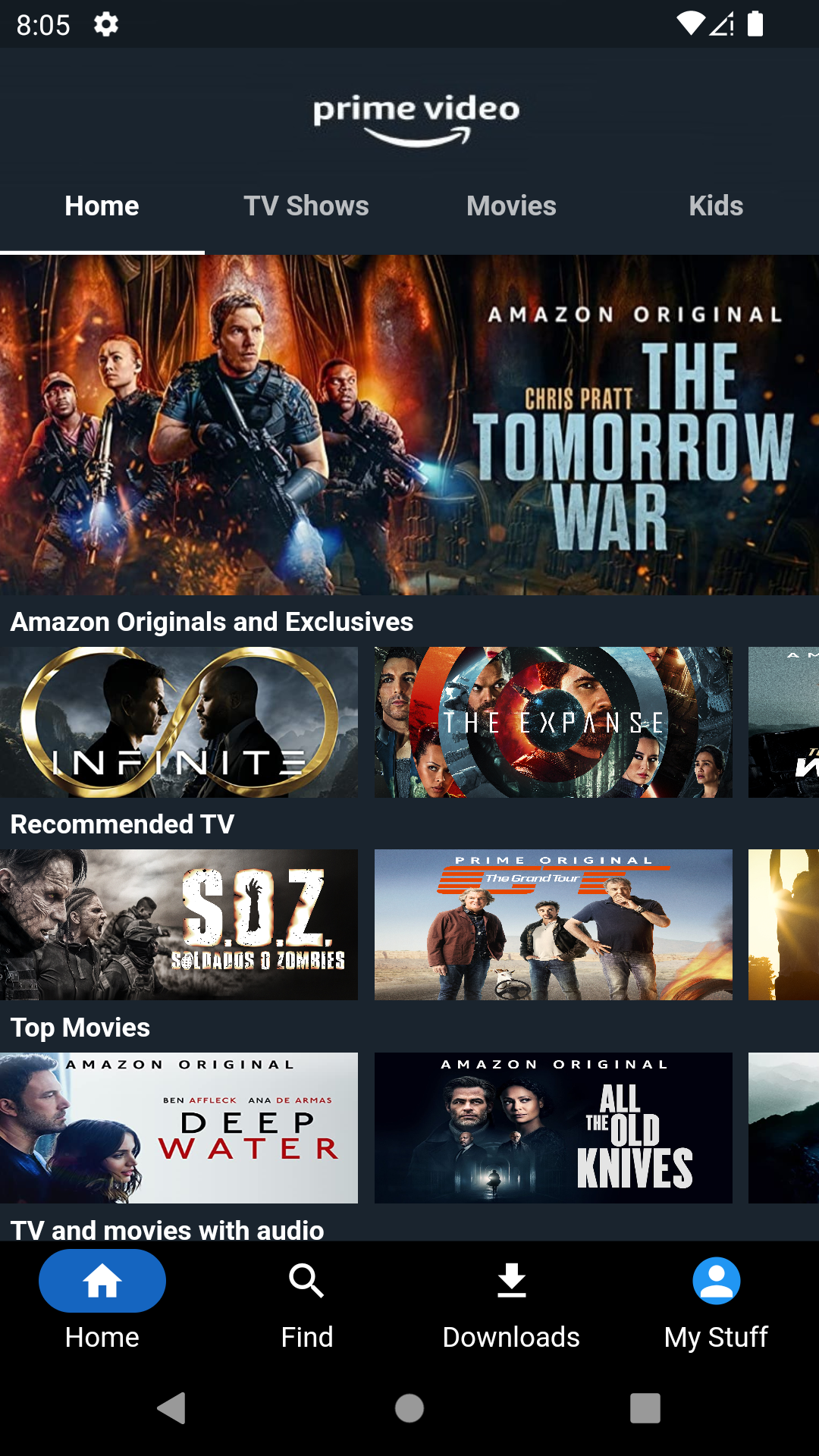 GitHub - emirssahin/amazon_prime_video_design: Amazon prime video home ...