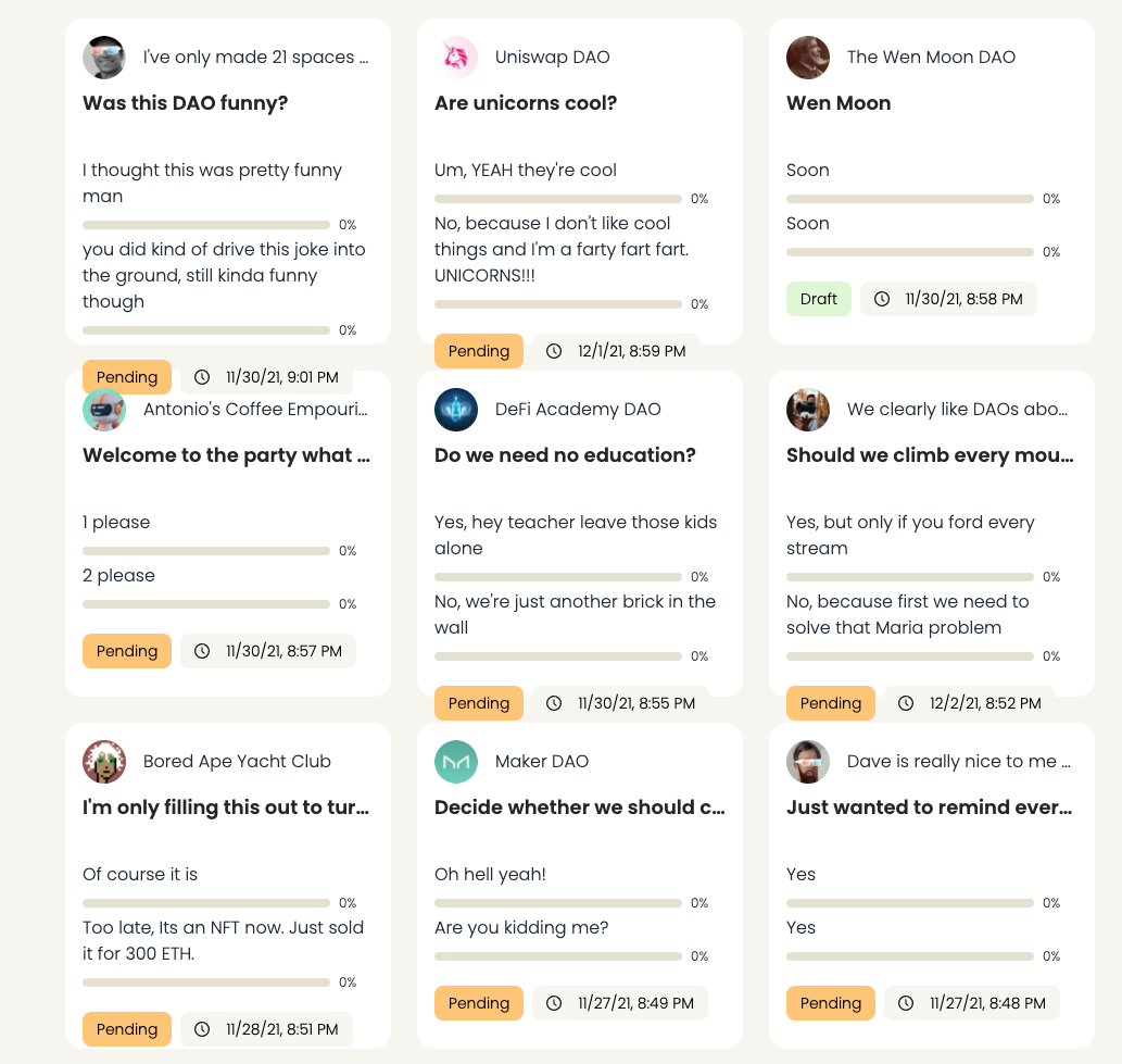 Proposal cards break when extra long answers are written. · Issue #64 · buildcore-io/core · GitHub