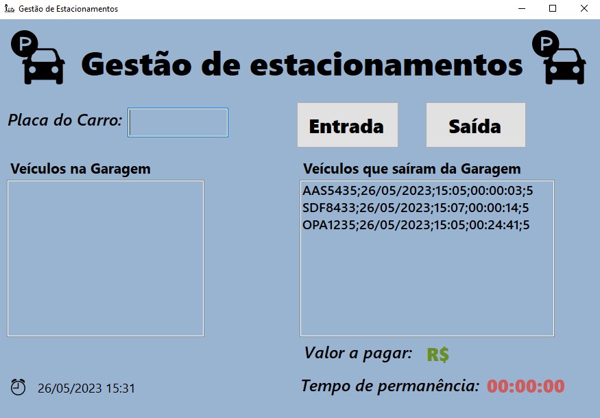 GitHub - Gahbr/Gestao-de-Estacionamento-WinForms: Gestao de Estacionamento desenvolvido em ...