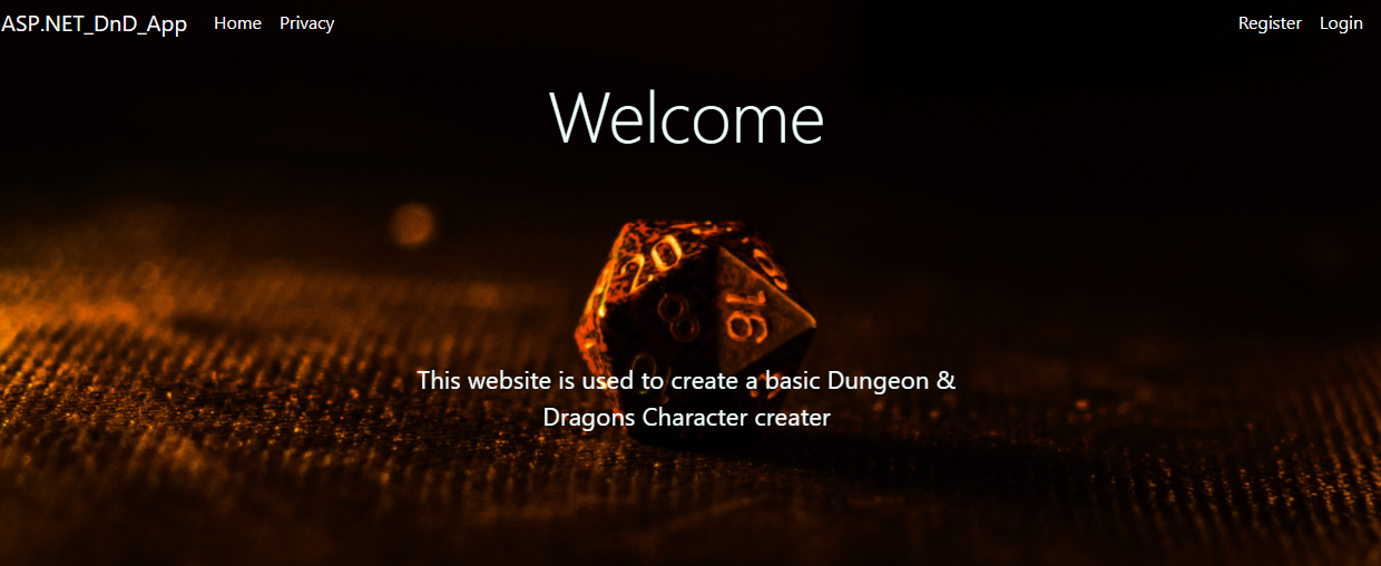 GitHub - cloverspark/ASP.NET-DnD-App