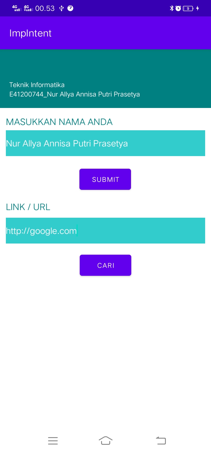 GitHub - allyaapp/Implementasi_Intent: Nur Allya Annisa Putri Prasetya / E41200744 / Gol B