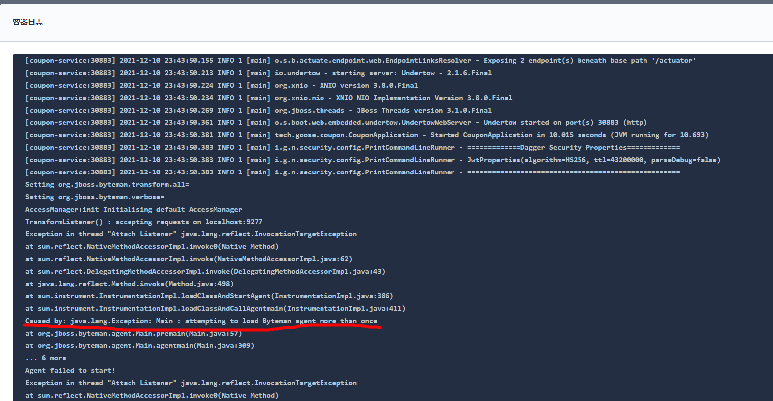 使用JVMChaos作用于SpringBoot APP异常 · Issue #2632 · chaos-mesh/chaos-mesh · GitHub
