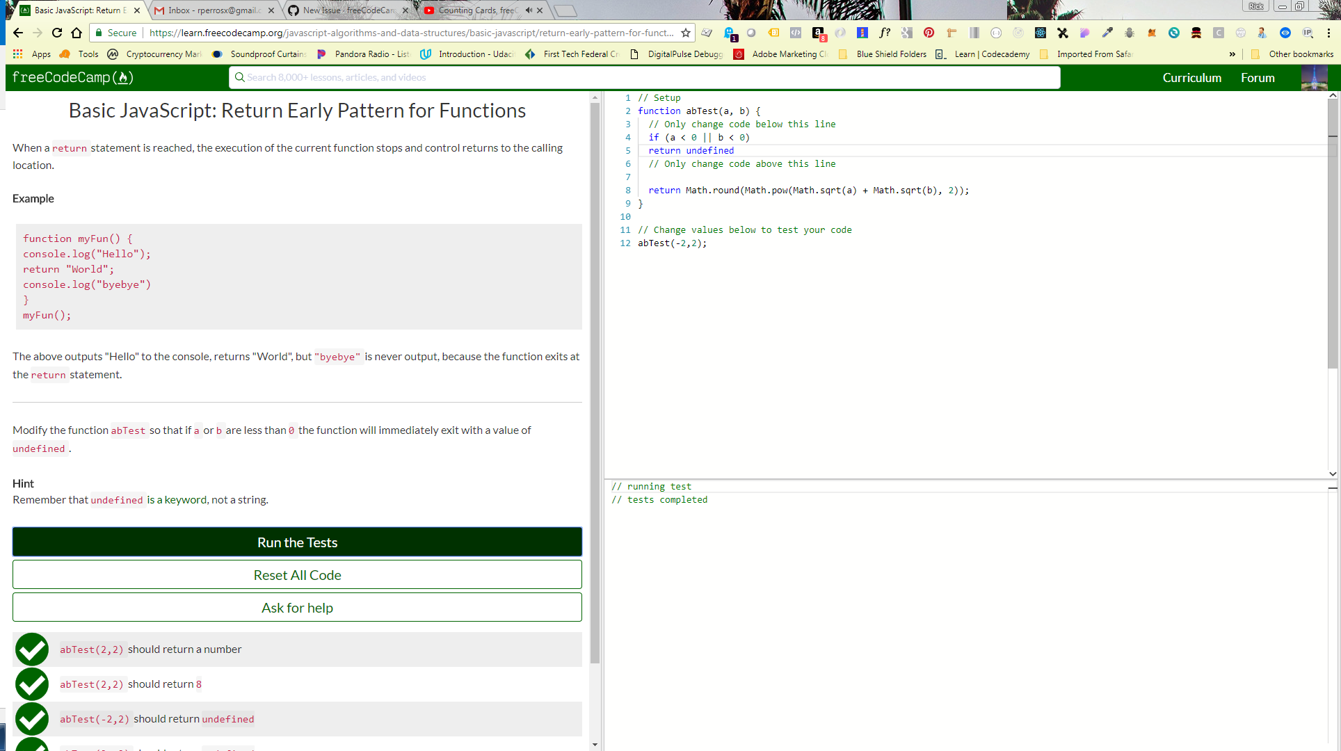 Output Not Showing Up · Issue #17599 · freeCodeCamp/freeCodeCamp · GitHub