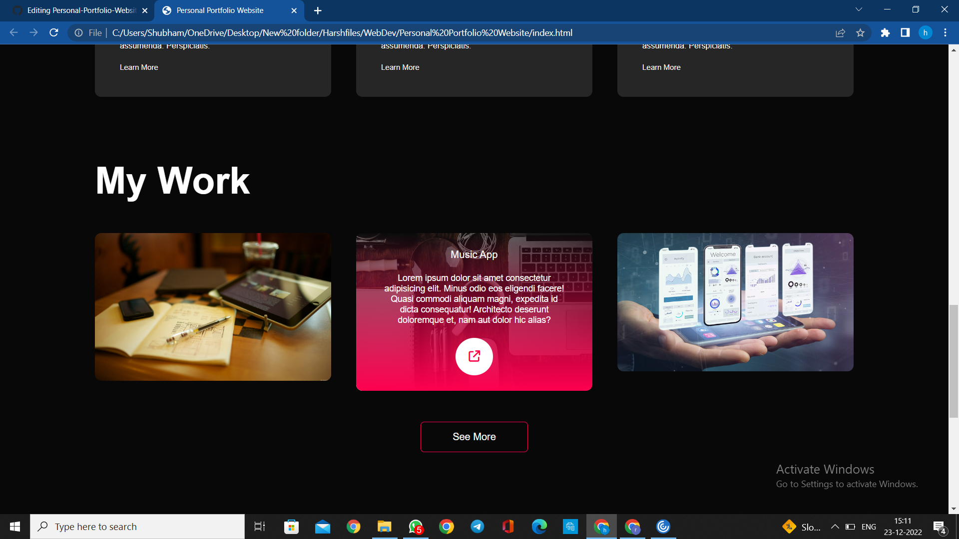 GitHub - harshagg21521/Personal-Portfolio-Website-: personal protflio website provides ...