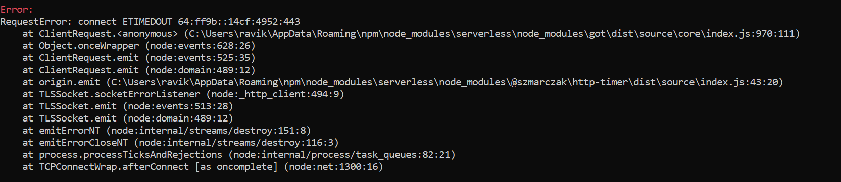 Not able to create project via template. · Issue #11607 · serverless/serverless · GitHub
