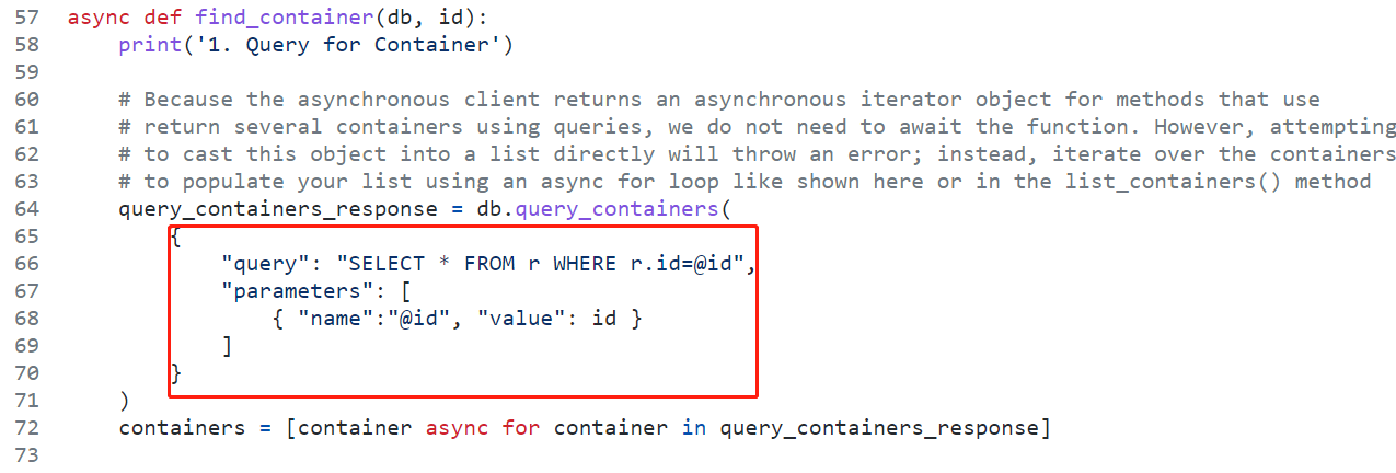 Cosmos DB samples issues · Issue #26974 · Azure/azure-sdk-for-python · GitHub