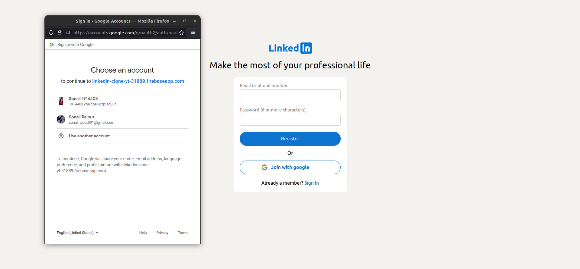 GitHub - mesonalirajput/LinkedInClone