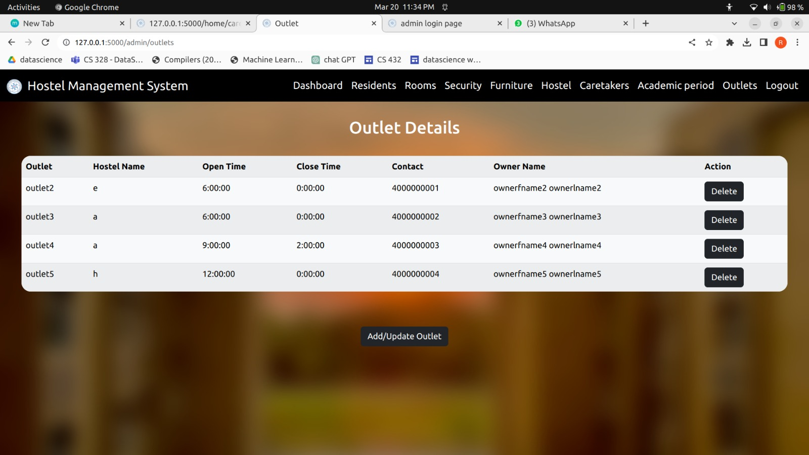 GitHub - myCSEprojects/hostel-management-system: Hostel Management system