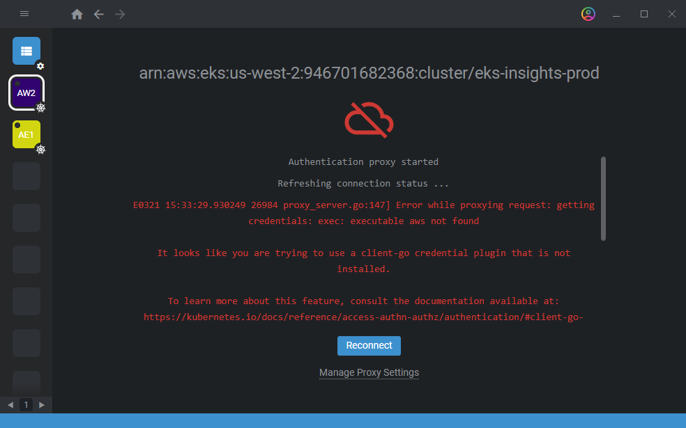 Lens on Windows - fails to run aws commands · Issue #5053 · lensapp/lens · GitHub